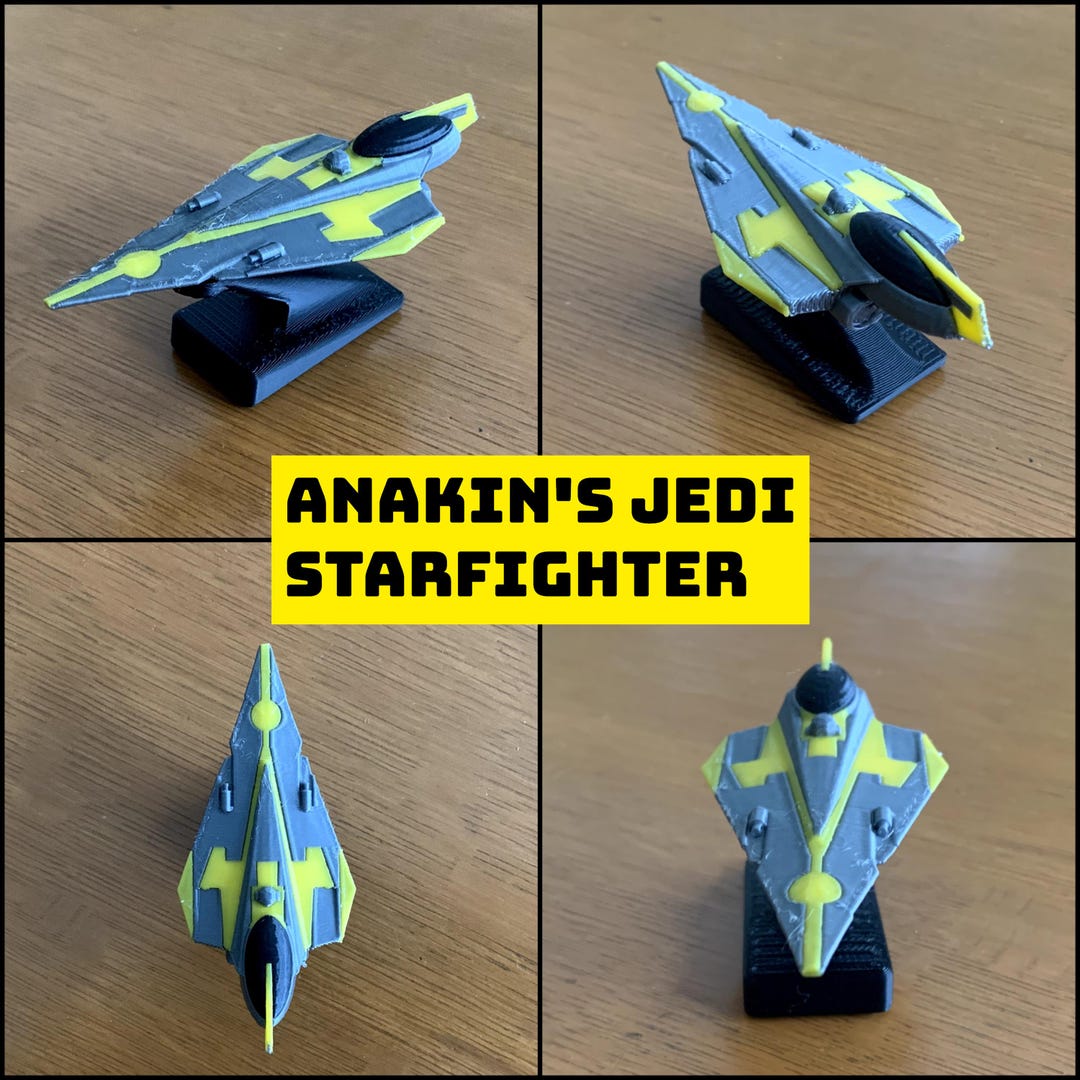 Anakin Skywalker's Jedi Starfighter Car Dashboard Drift Ornament - Etsy
