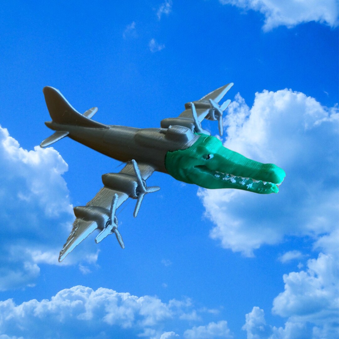 Bombardiro Crocodilo Meme Crocodile Desk Toy - Etsy