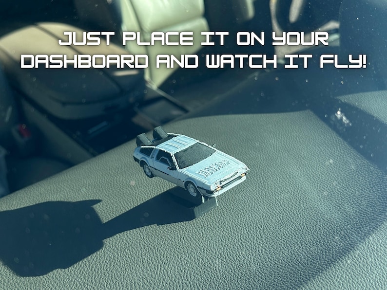 Delorean Dashboard Drift Ornament - Back to the Future Car Decoration ...