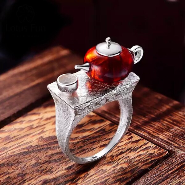 Teapot Ring - Etsy