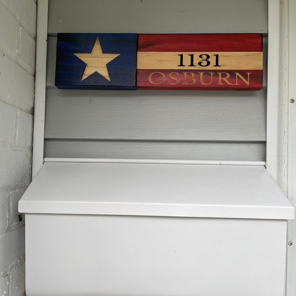 Wooden Address Sign - Etsy