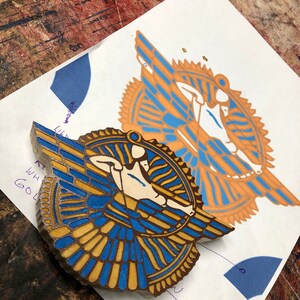 Custom Wooden Assyrian Flag - Etsy