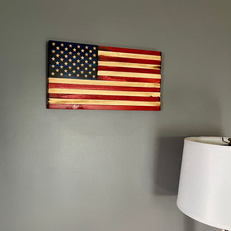 Rustic American Flag - Etsy