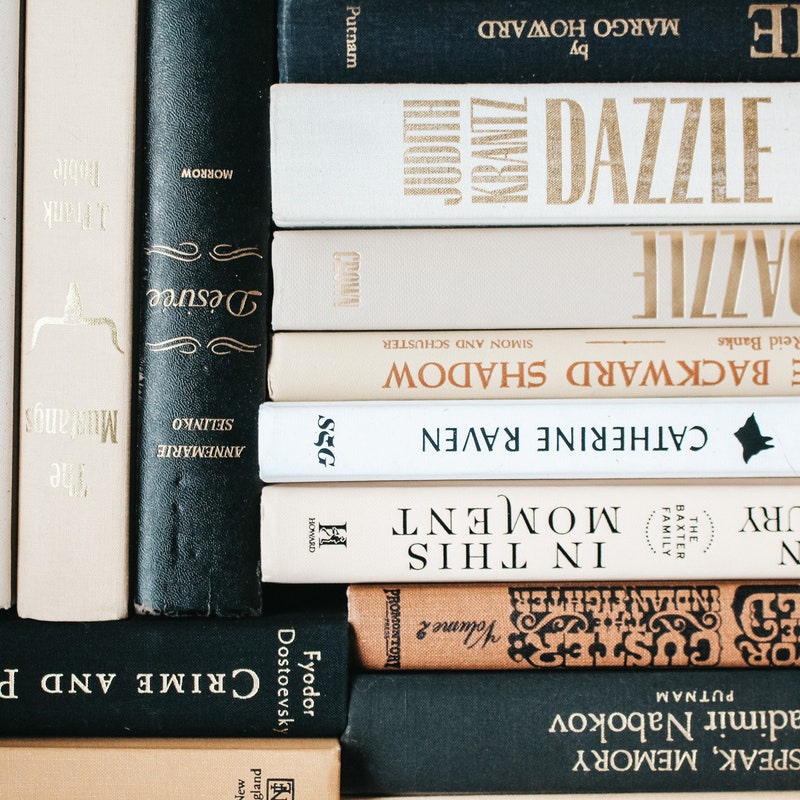 Designer Book Stack - Etsy