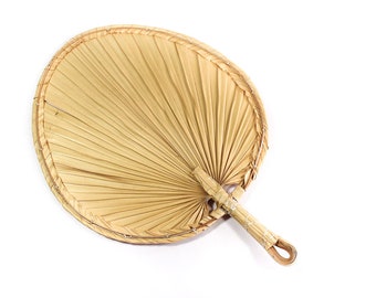 Natural Raffia Fan - Etsy