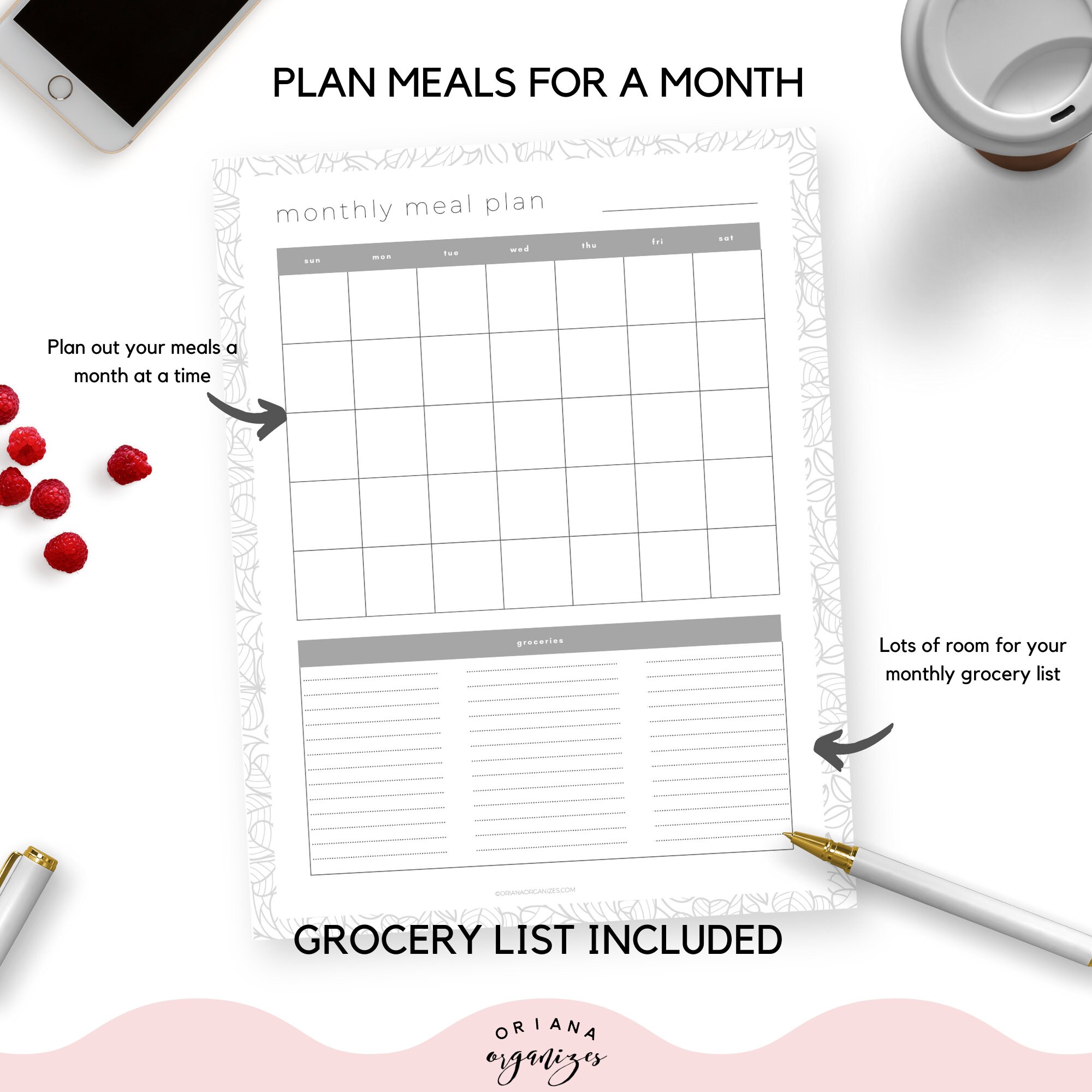 Ultimate Meal Planning Printable Worksheet Bundle Instant Download - Etsy