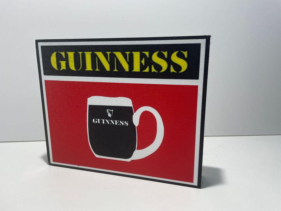 Guinness 1981 Tankard LED Light Box, Irish Pub Decor - Etsy