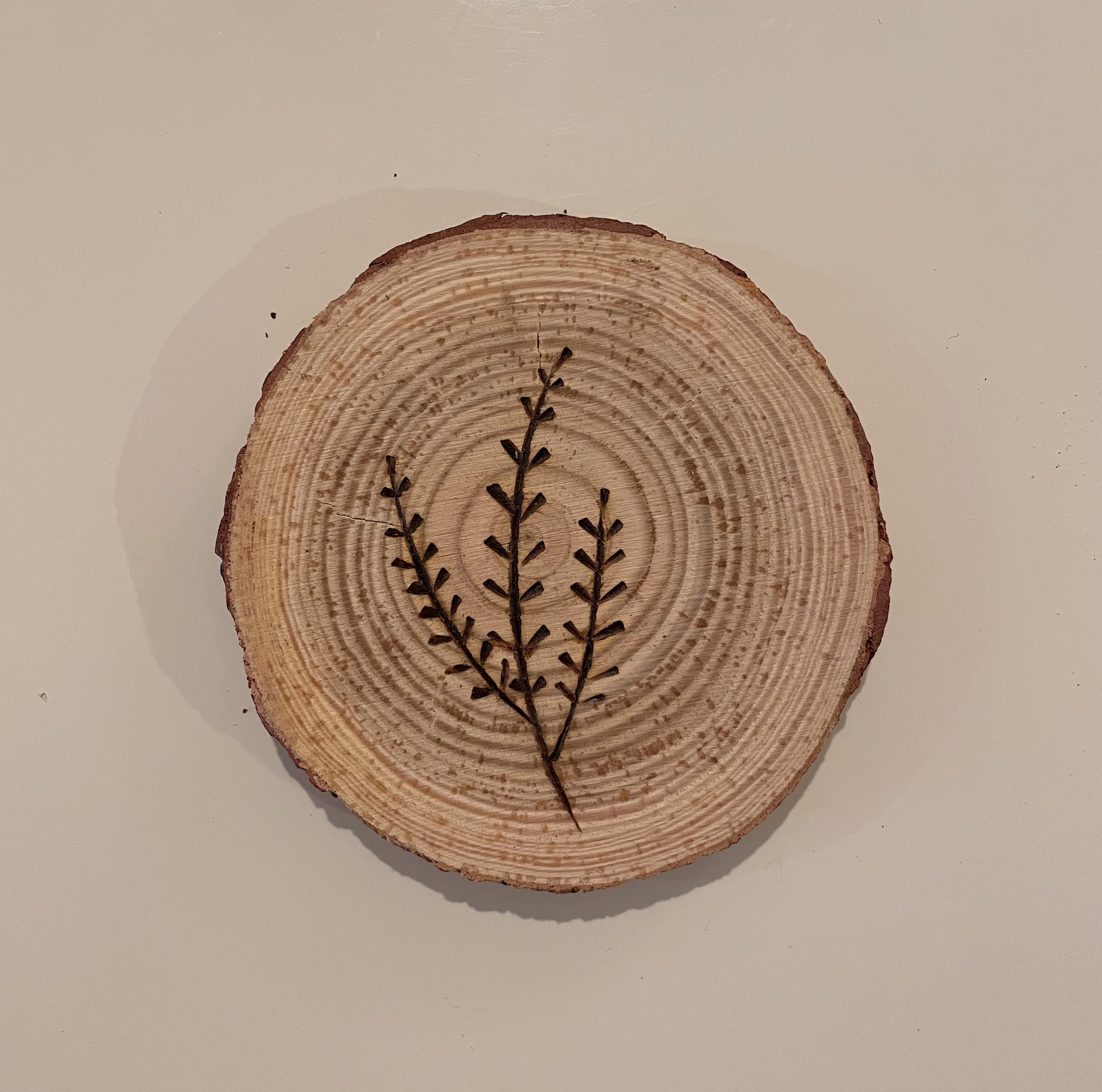 Wildflower Coaster Set Handcrafted Earthy, Natural Wood Coasters - Etsy