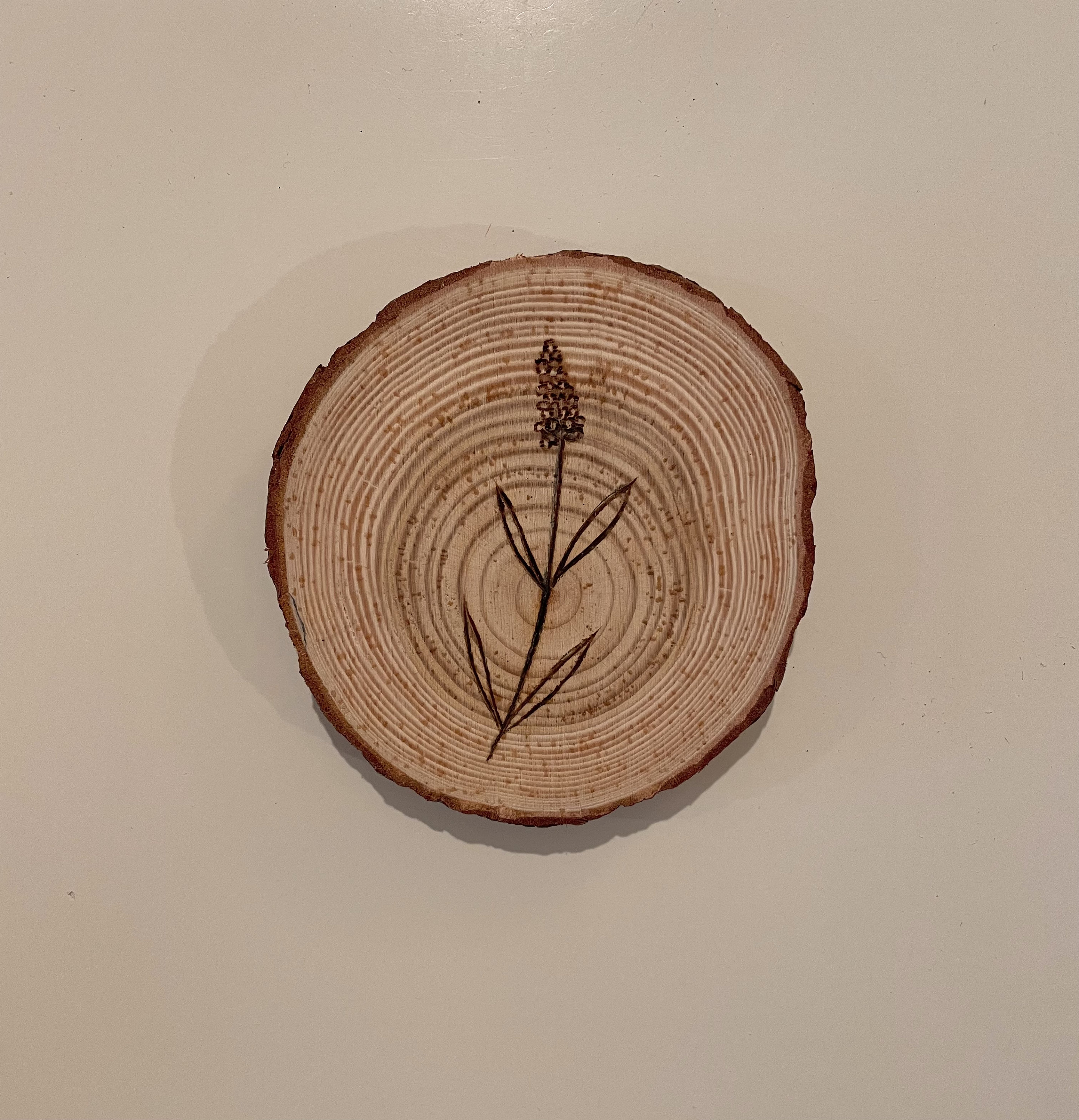 Wildflower Coaster Set Handcrafted Earthy, Natural Wood Coasters - Etsy