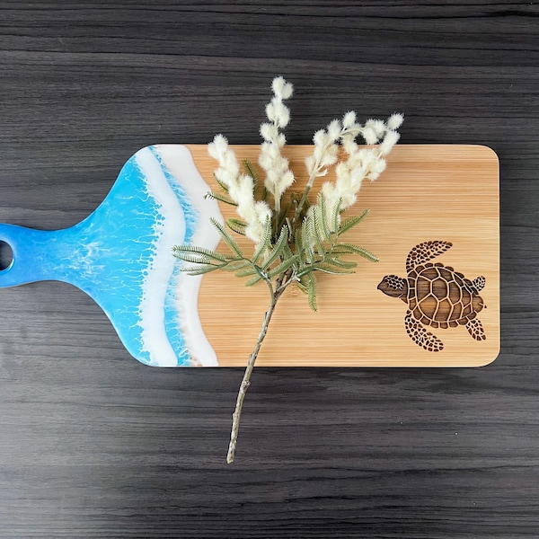 Sea Turtle Ocean Cutting Board - Etsy