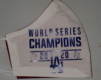 Dodgers World Series Mask - Etsy