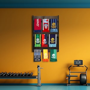 Soccer Scarf Rack - Etsy