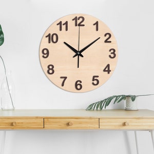 Number Wall Clock,classic Wall Clock,minimalist Wall Clock,kitchen Wall ...