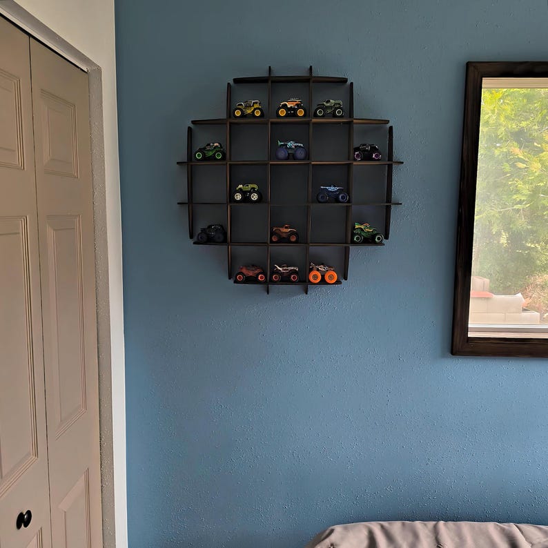 Monster Truck Display Shelf, Monster Truck Storage Garage, Monster ...
