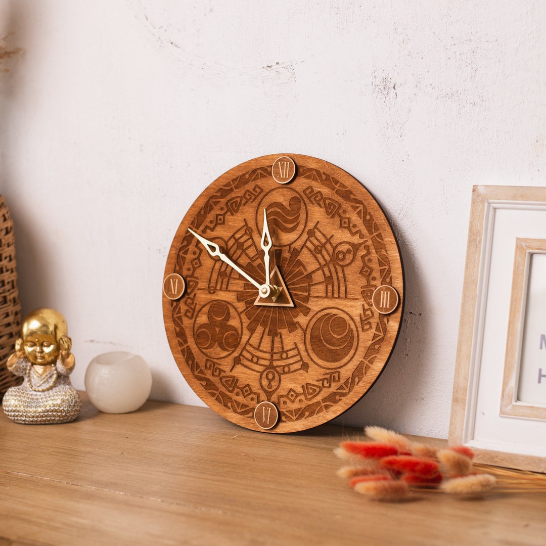 Legend of Zelda Wall Clock, Game Room Clock, Gamer Wall Clock, Wooden ...
