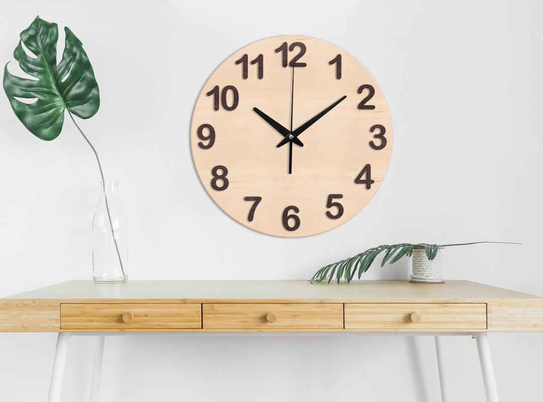 Number Wall Clock,classic Wall Clock,minimalist Wall Clock,kitchen Wall ...