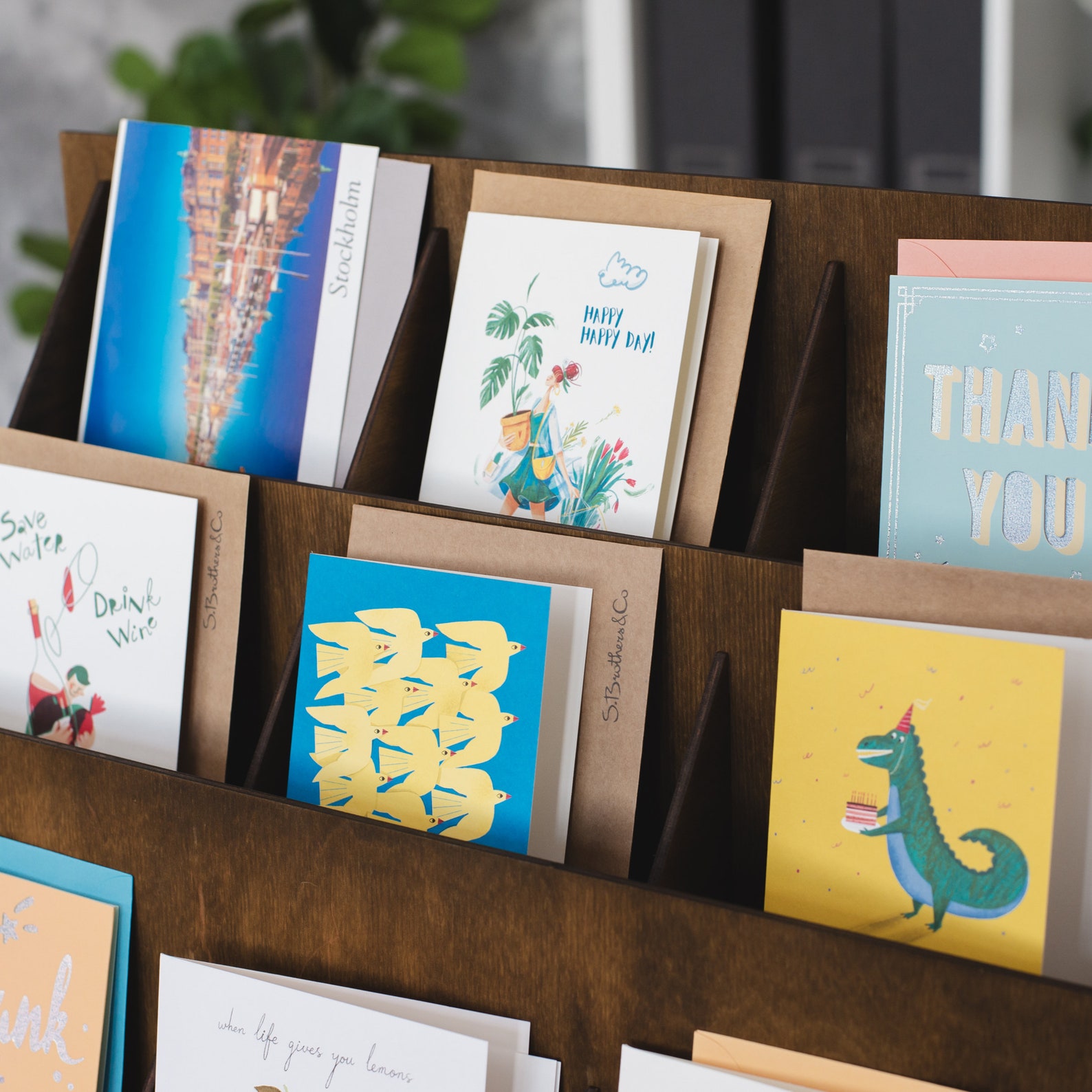 Greeting Card Display for Retail, Greeting Card Holder, Greeting Card ...