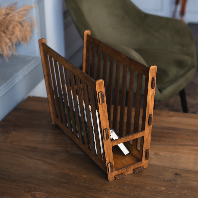 Magazine Rack Table - Etsy