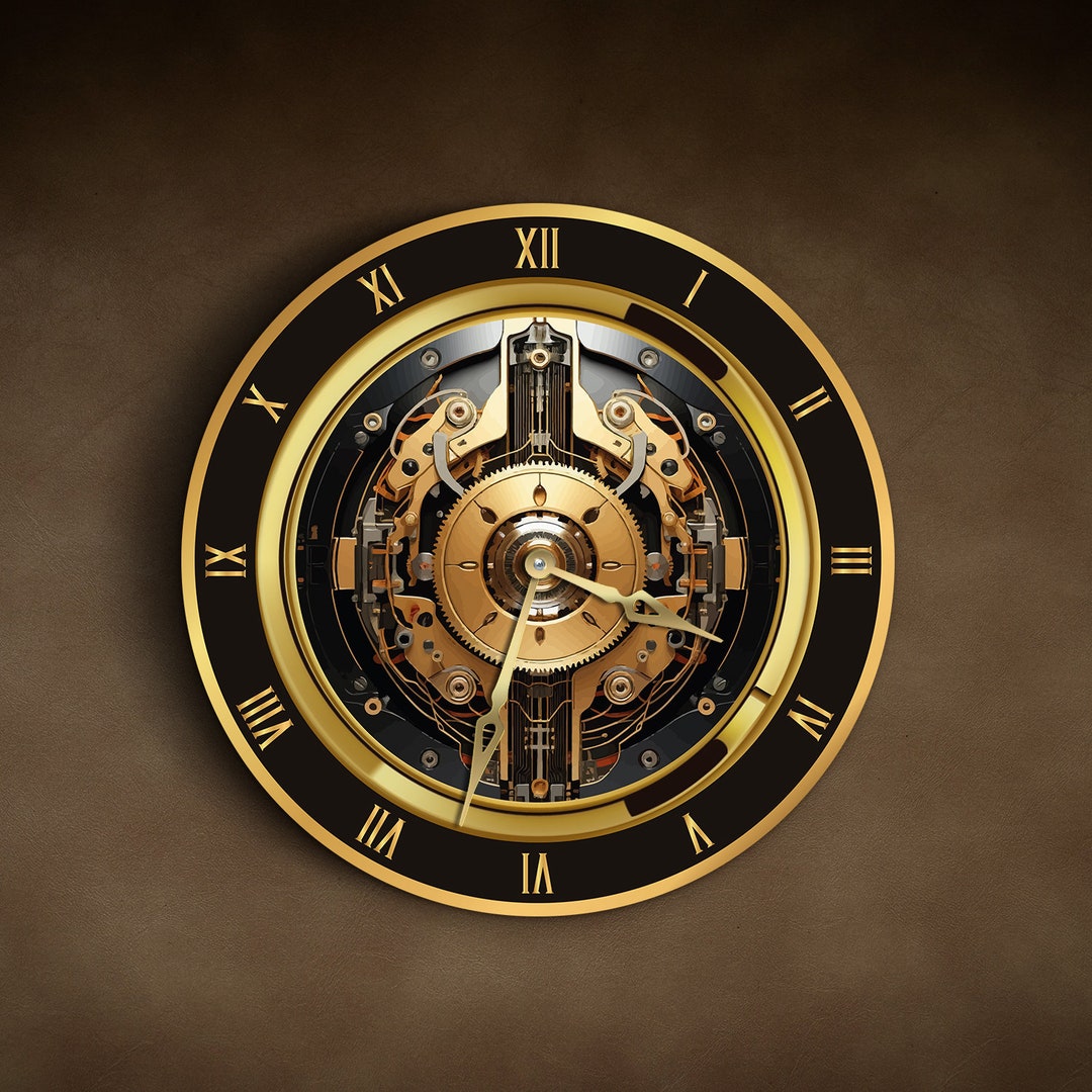 Steampunk Wall Clocks, Gears Wall Clock, Industrial Wall Clock ...