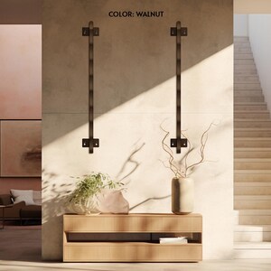 Wooden Katana Wall Holder, Japanese Sword Stand, Sword Wall Mount ...