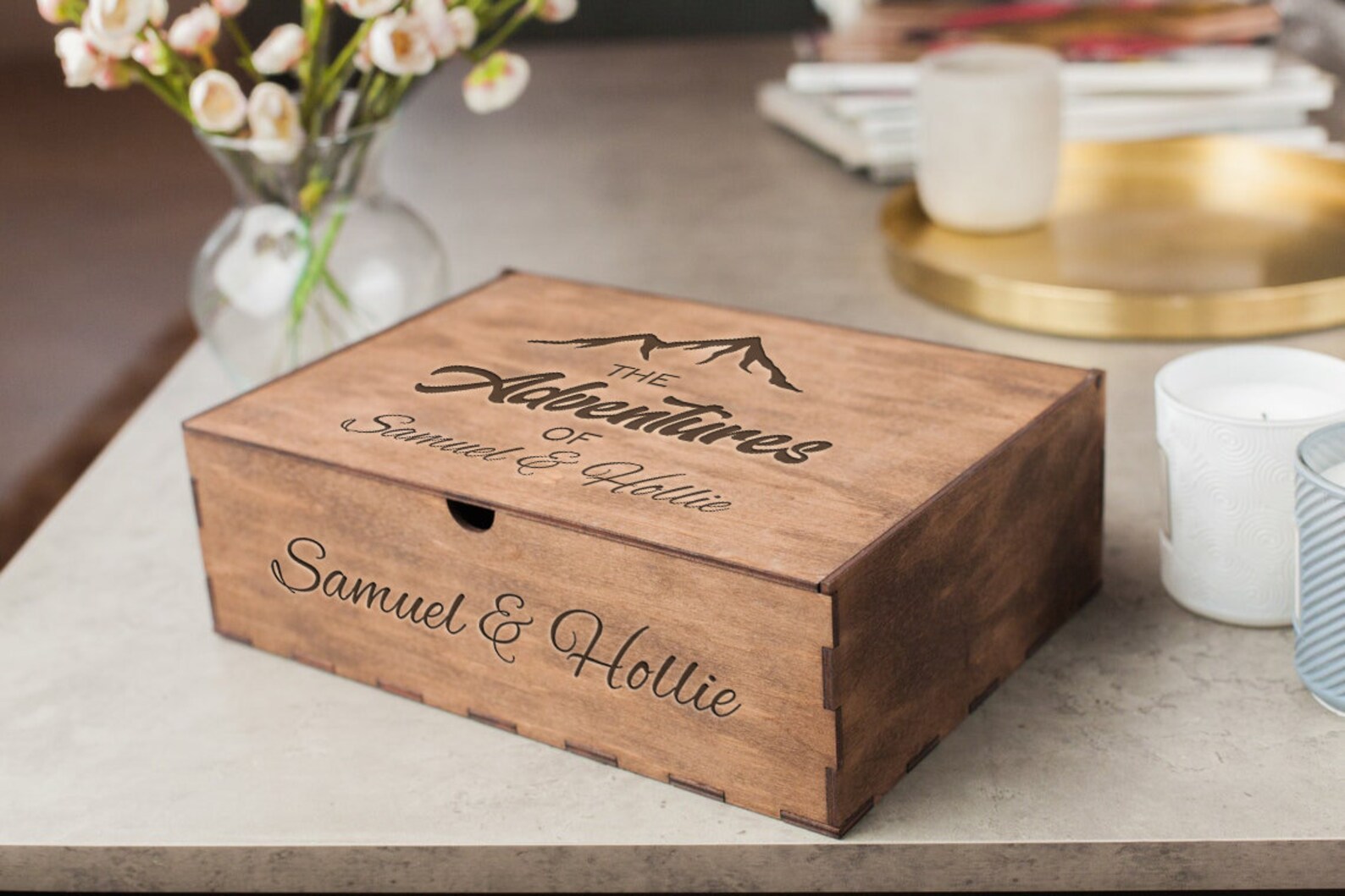 Box for lettersWooden letter boxPersonalized memory keepsake | Etsy