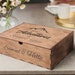 Personalized Memory Box Wooden Keepsake Box Letter Keepsake - Etsy