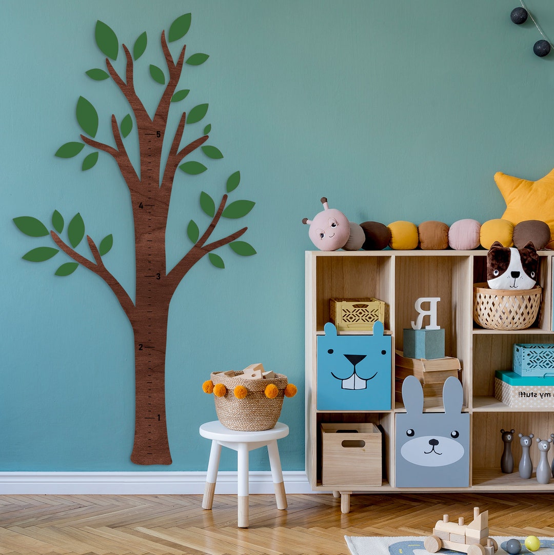 Tree Growth Chart, Wooden Growth Chart for Kids, Height Chart Children ...