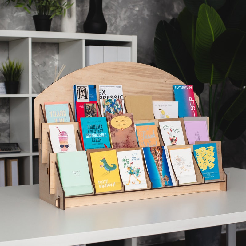 Greetings Card Display Stand - Etsy