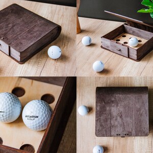Golf Ball Box,personalized Golf Ball Box,wood Golf Ball Box,golf Ball ...