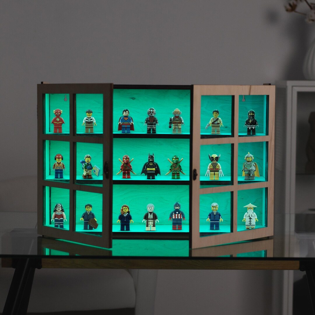 Collectibles Display Case, Minifigure Stand, Mini Figure Display Case ...