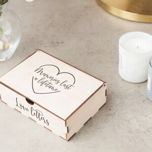 Box for Letters,wooden Letter Box,personalized Memory Keepsake Box ...