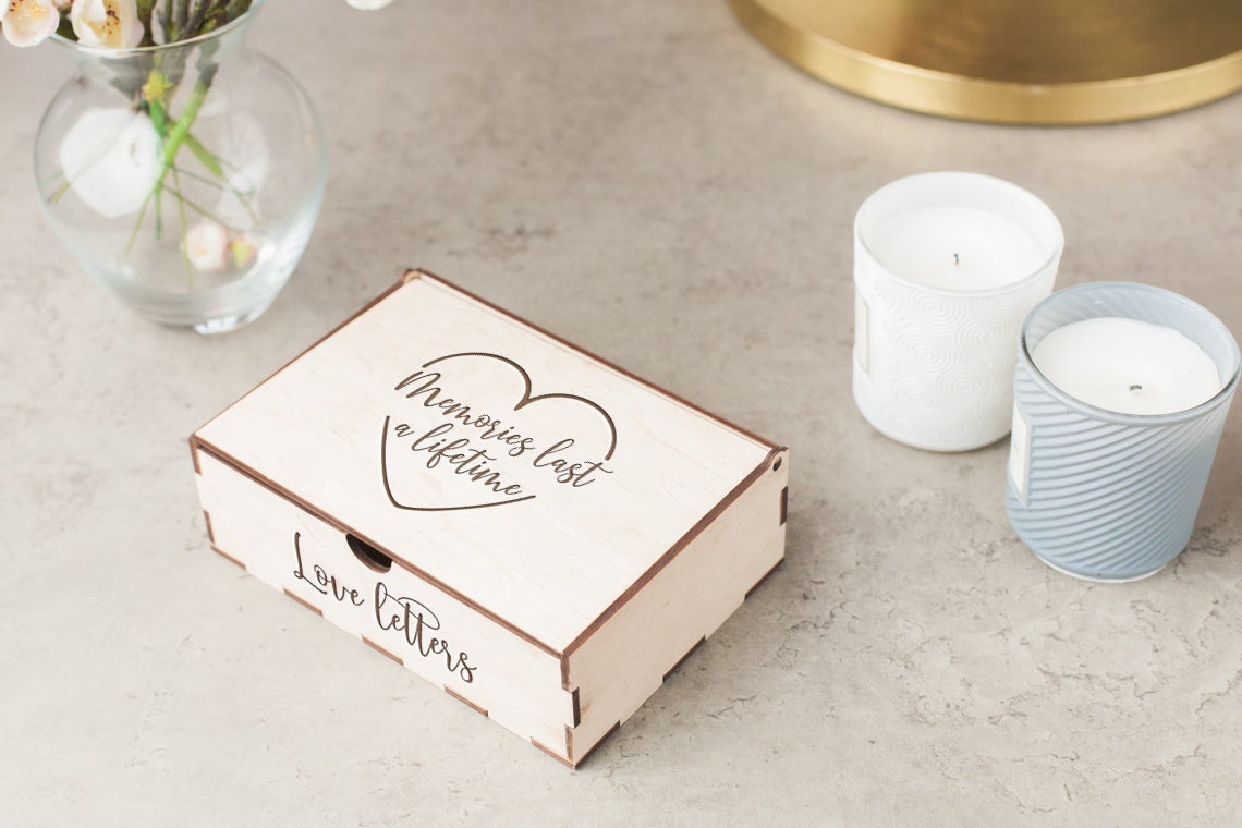 Box for lettersWooden letter boxPersonalized memory keepsake | Etsy