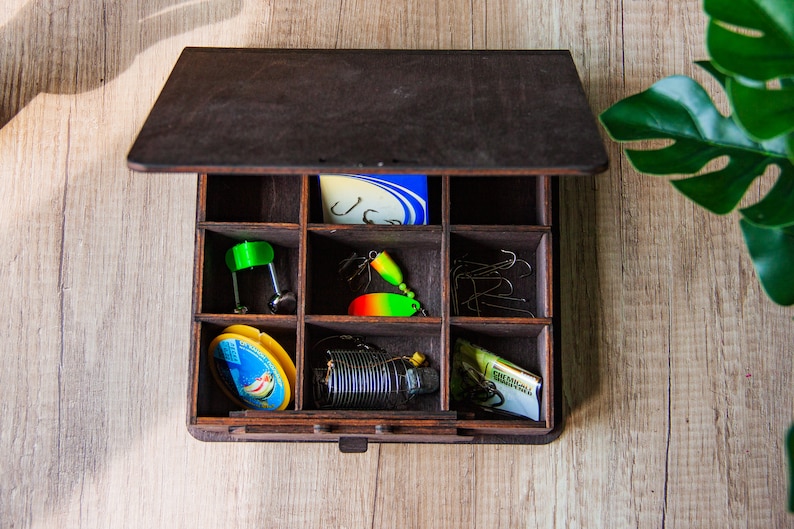 Tackle Box Personalizedtackle Box Organizerjig Boxfishing - Etsy