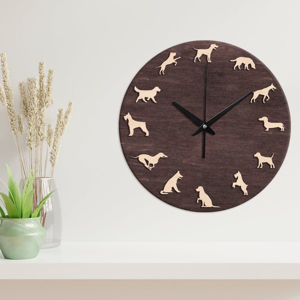Dog Clock - Etsy