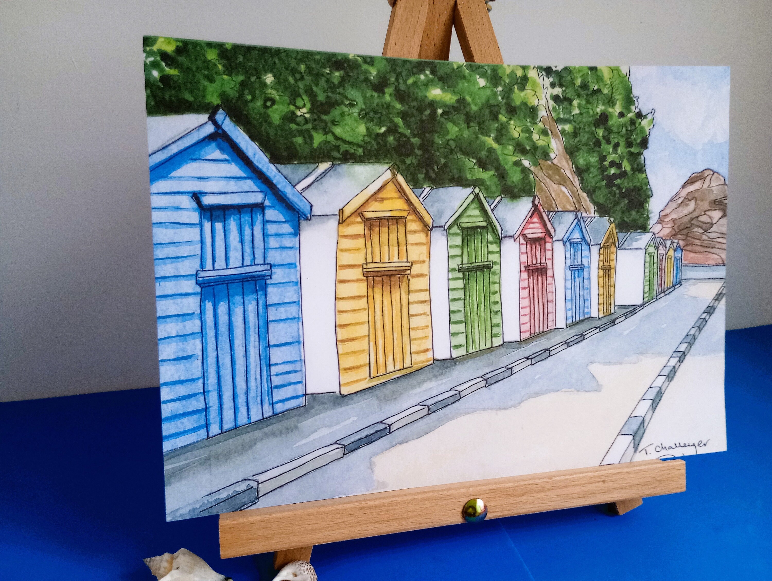 A4 Dawlish Devon Prints, Dawlish Scenes, Dawlish Warren, Dawlish Beach ...