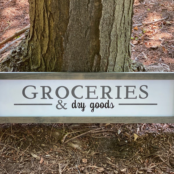 Groceries Sign - Etsy