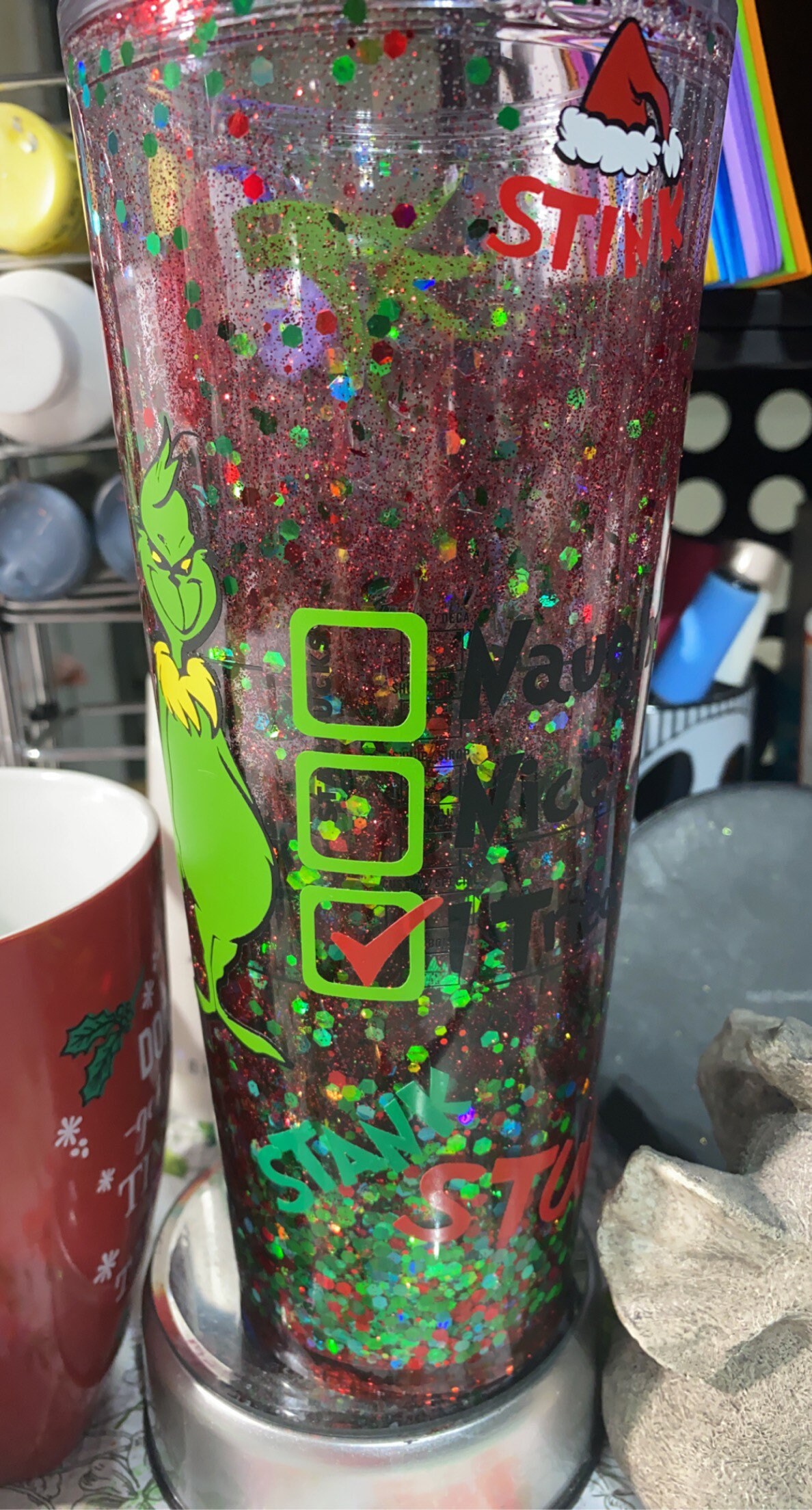 Grinch Snow Globe - Etsy