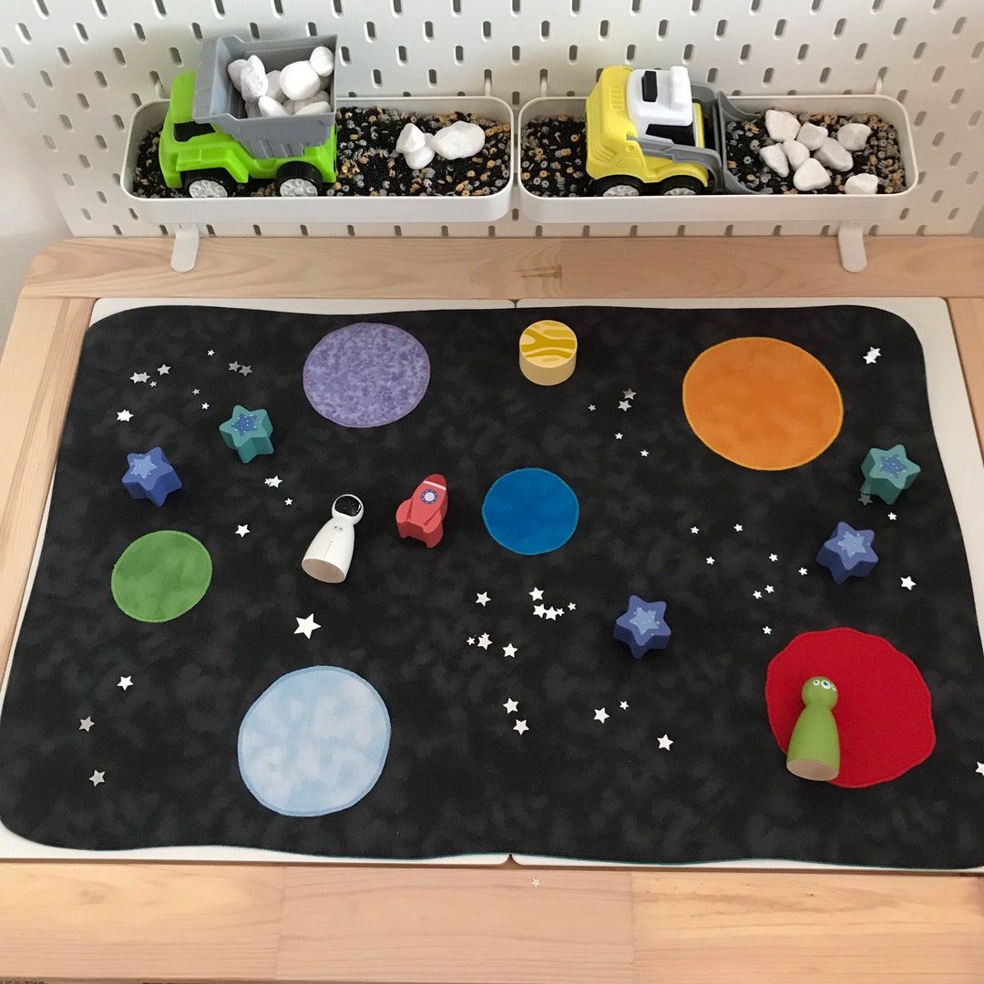 Extra Large Space Play Mat UKCA Tested Reversible Play Mat Solar System ...