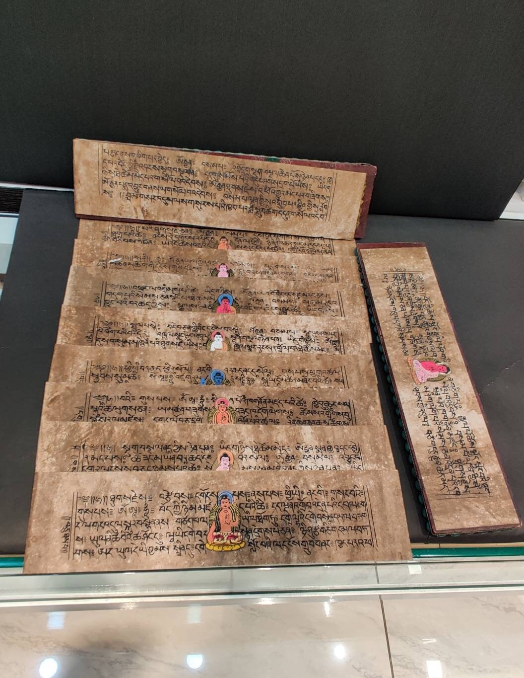 Ancient Book Scriptures 38cm Wide Tibetan Text Nine Forms - Etsy UK