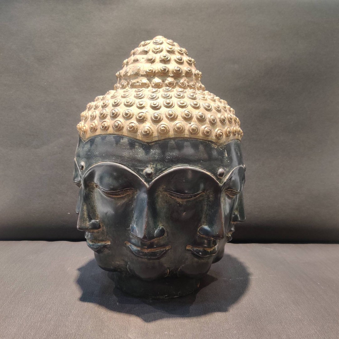 Handmade Bronze Eight-headed Buddha Statue (34cms) - Etsy