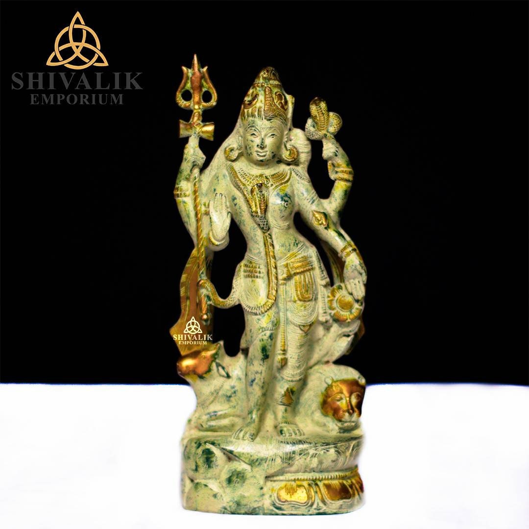 Lord Ardhanarishwar Statue, 14inch, Vintage alte Ardhanarishvara ...