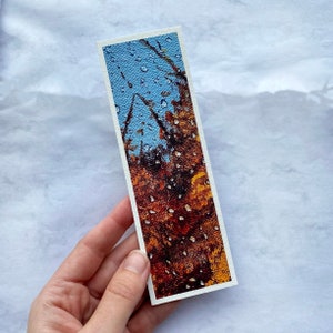 Autumn Rain Bookmark Print | Book Accessories | Birthday Gift | Fall ...