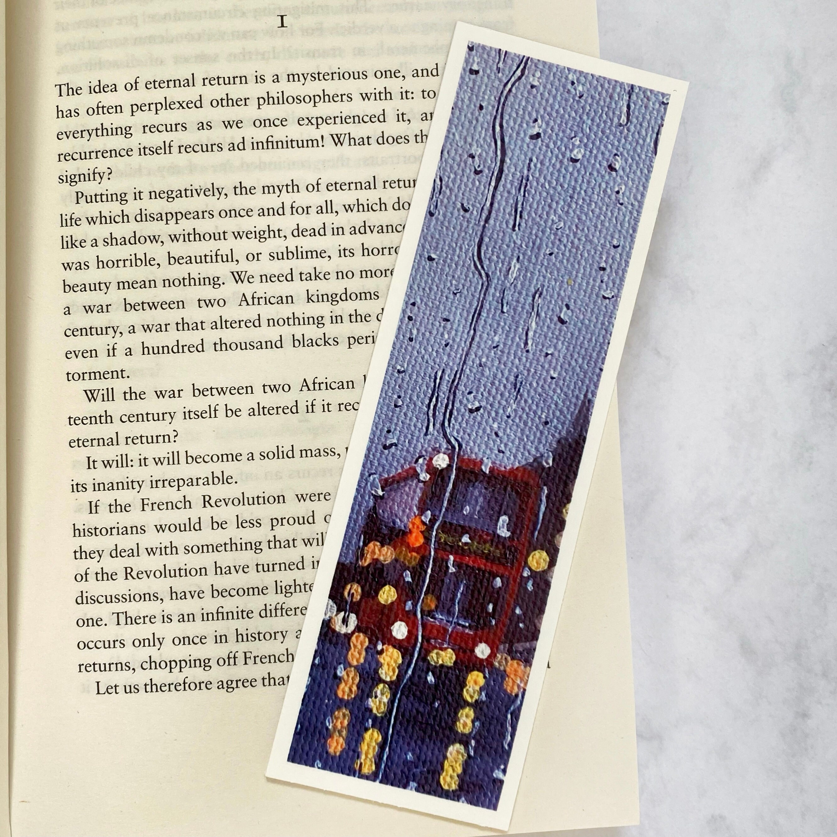 Set of 2 London Bookmarks Big Ben Art Print London Bus Art - Etsy