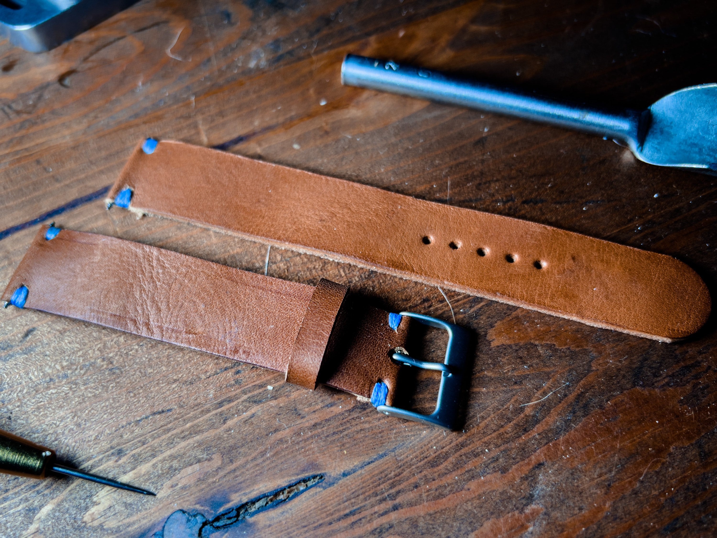 The Jameson Handcrafted Custom Leather Watch Strap Leather - Etsy