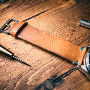 The Jameson Handcrafted Custom Leather Watch Strap Leather Watch Band ...