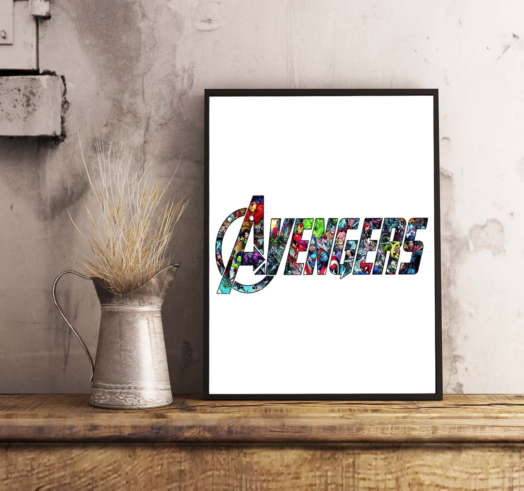 Marvel Avengers Digital Download Print - Etsy