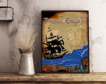 Pirate Poster, Wall Art, Instant Download Printable Home Decor, Pirates ...
