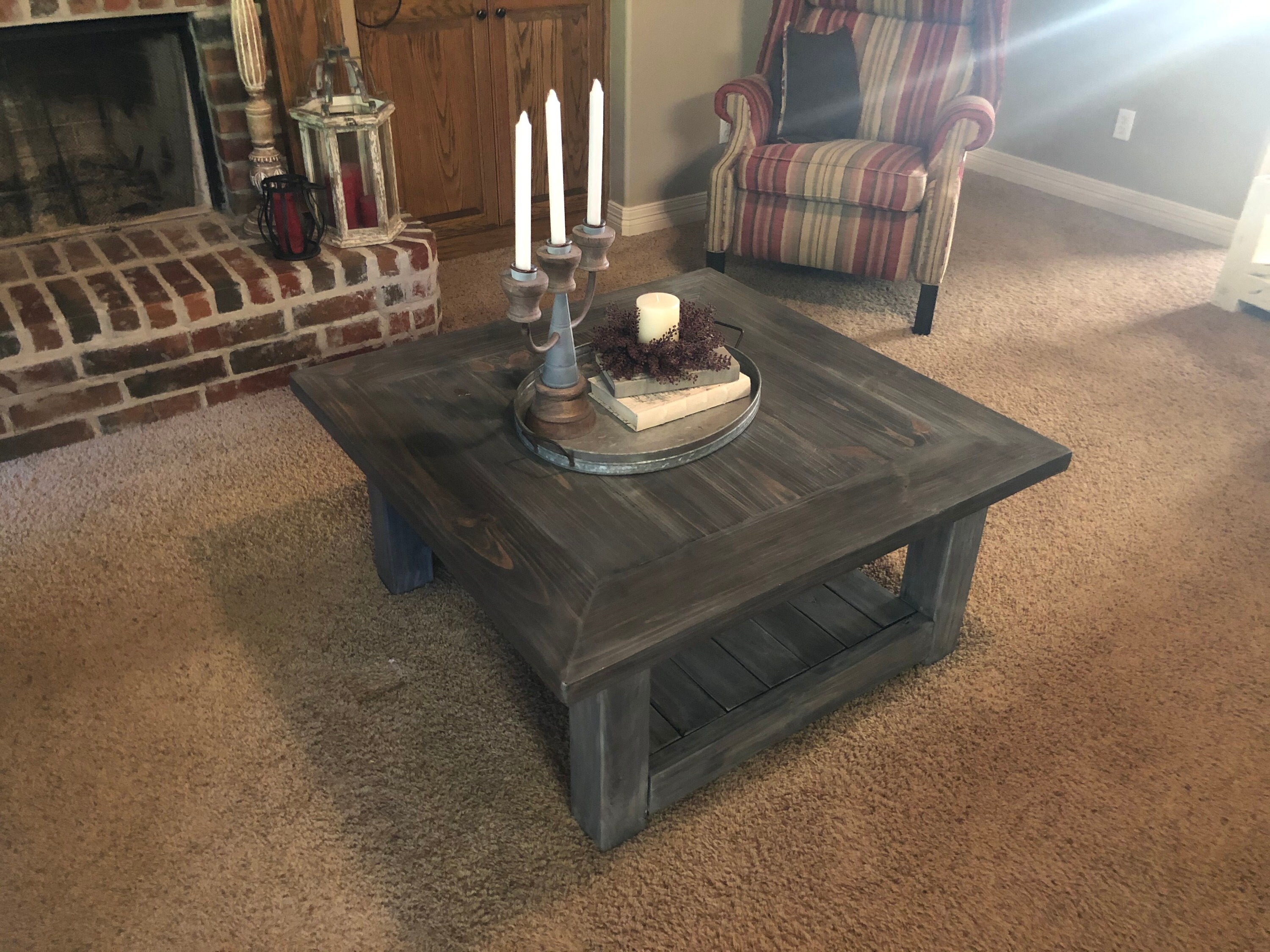 White Washed Farmhouse Table - Etsy