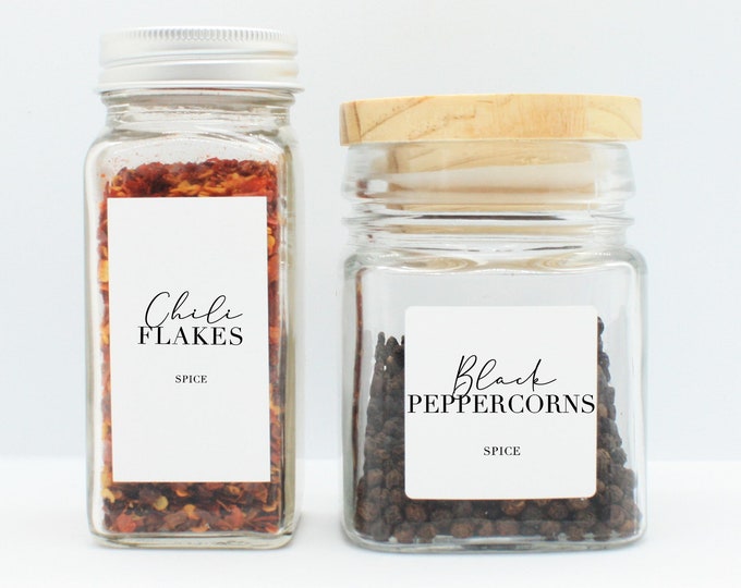 Minimalist Pantry Labels Minimalist Labels Spice Labels Farmhouse ...