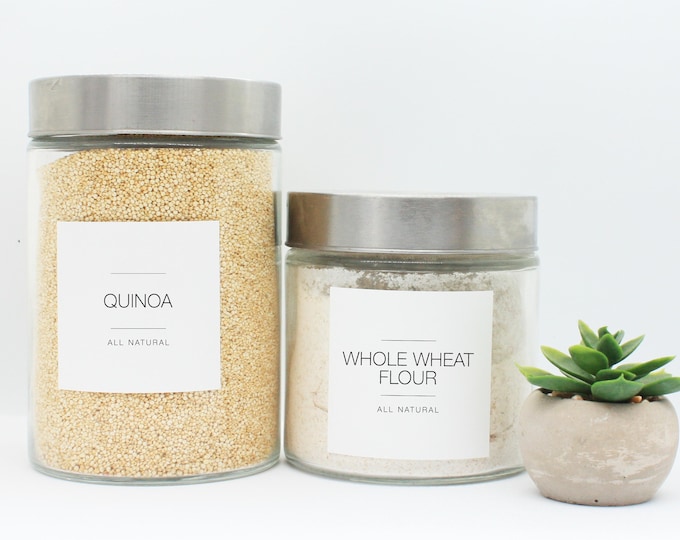 Minimalist Pantry Labels • Minimalist Labels • Minimalist Spice Labels ...